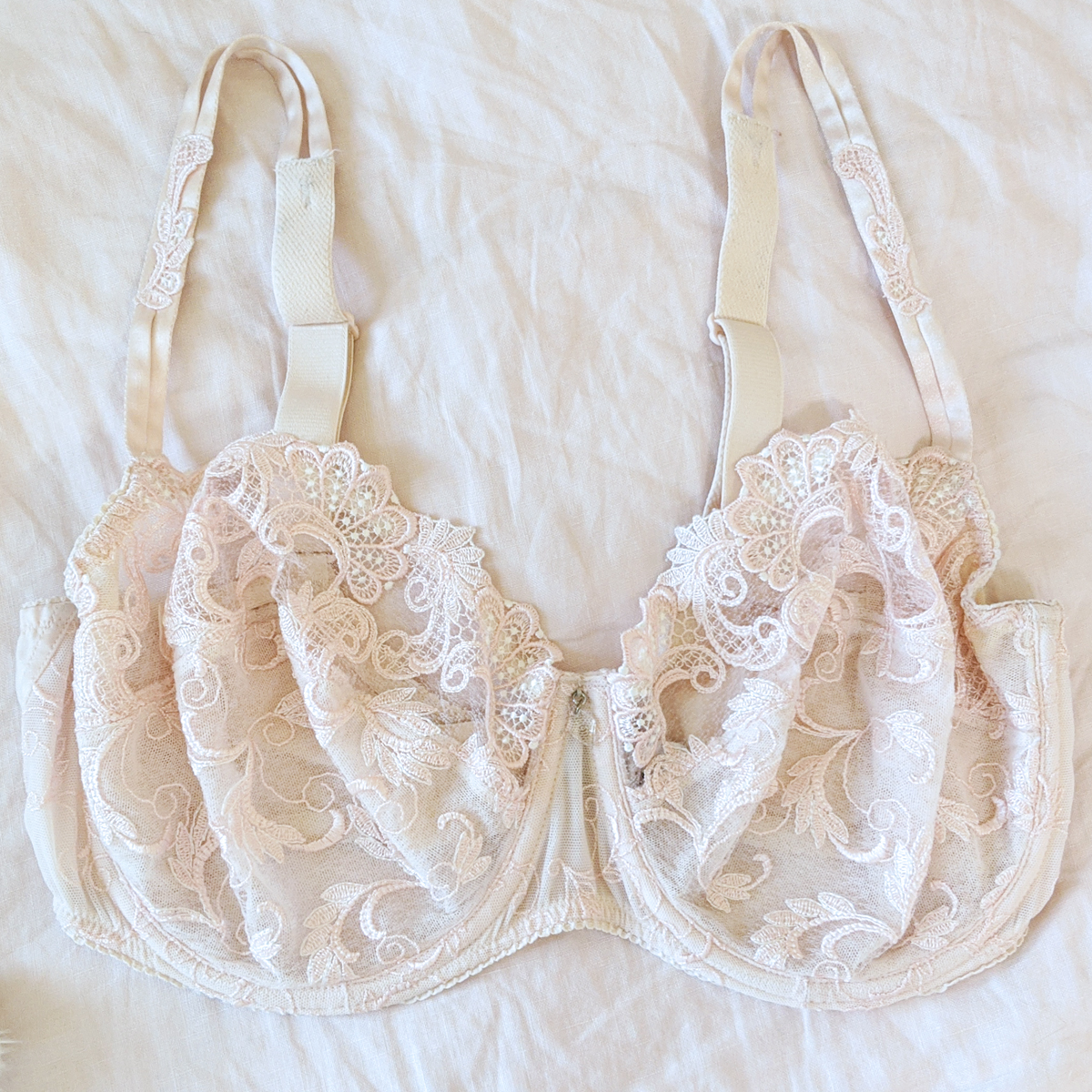 Full Bust Lingerie Review: Lise Charmel Guipure Charming Demi Bra